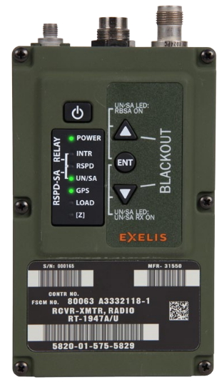 ITT Exelis: Приемопередатчик информации позиционирования (PLI) RT-1947A ...