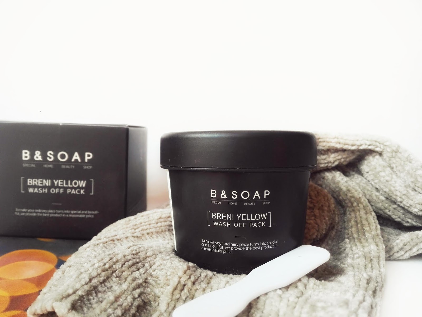 [Review] B&Soap BRENI YELLOW WASH OFF PACK | Beauty & Dewdrop Blog