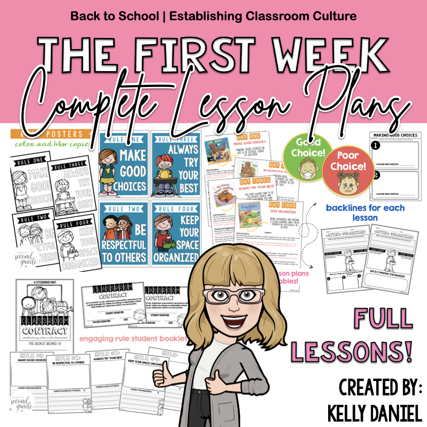 The First Week: Full Lesson Plans to Get Your Classroom Up and Running ...