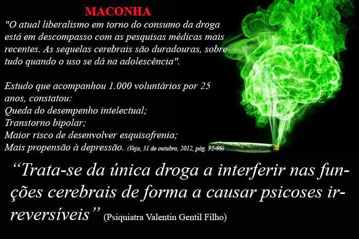 JUVENTUDE DE FÉ: MACONHA FAZ MAL, SIM