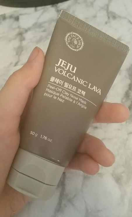 Review: [The Face Shop] Jeju Volcanic Lava Peel-Off Clay Nose Mask ...
