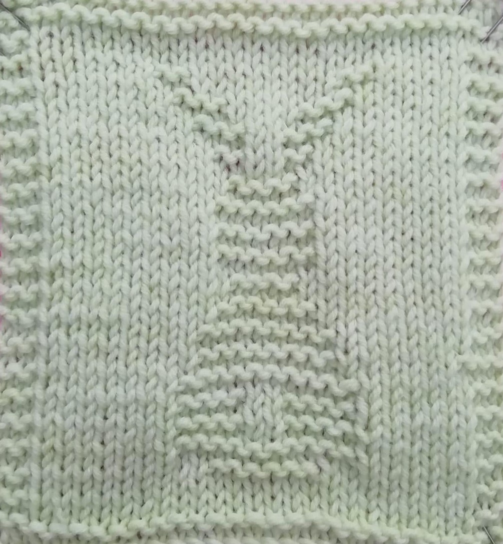 Sammy B's knitting patterns : Rabbit square