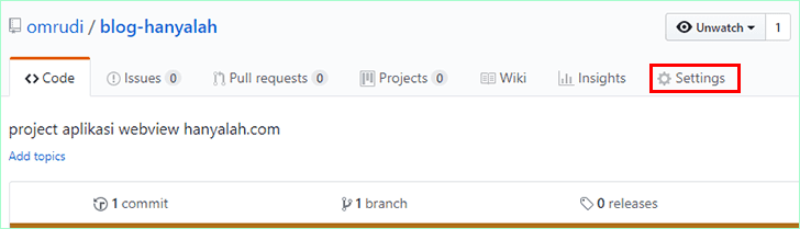 Cara hapus file di github