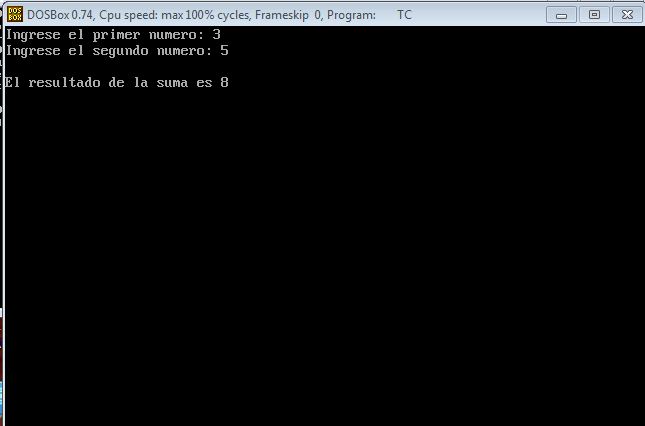 PROGRAMACIÓN: C++: PROGRAMA SUMA