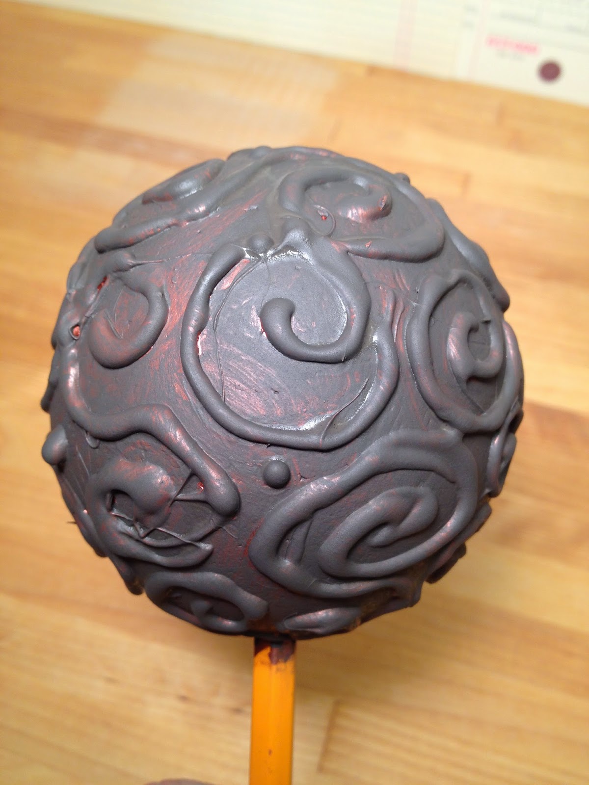 Beth Watson Design Studio: Faux Metal Embossed Holiday Ball Tutorial ...