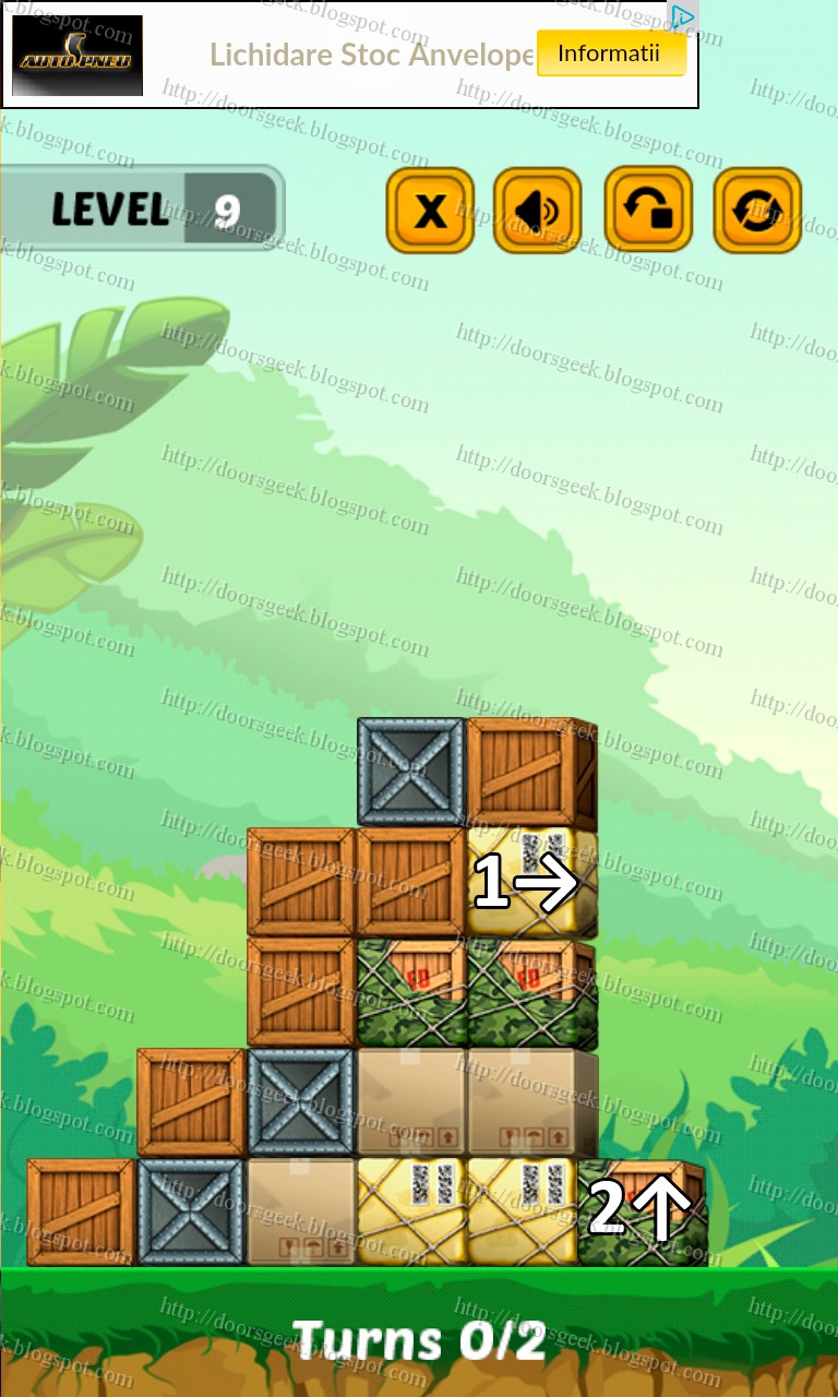 Swap The Box [Jungle] Level 9 Solution ~ Doors Geek