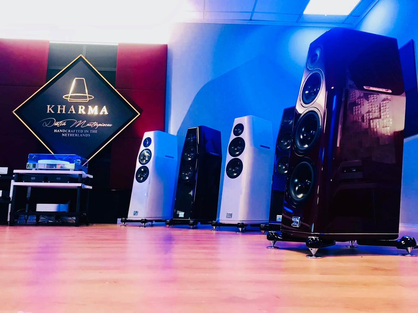 Kharma speakers at Acoustic Tuning – M & S | Ultimate High-Fidelity