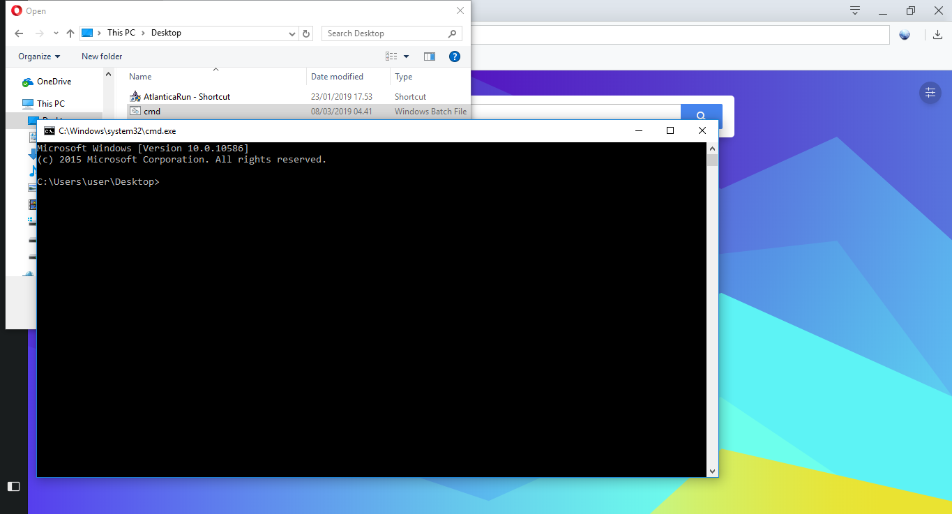 Cara membuka CMD dengan menggunakan notepad