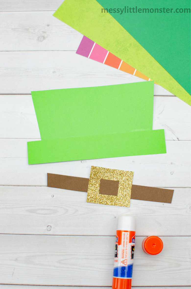St Patricks Day Lucky Leprechaun Craft - Messy Little Monster