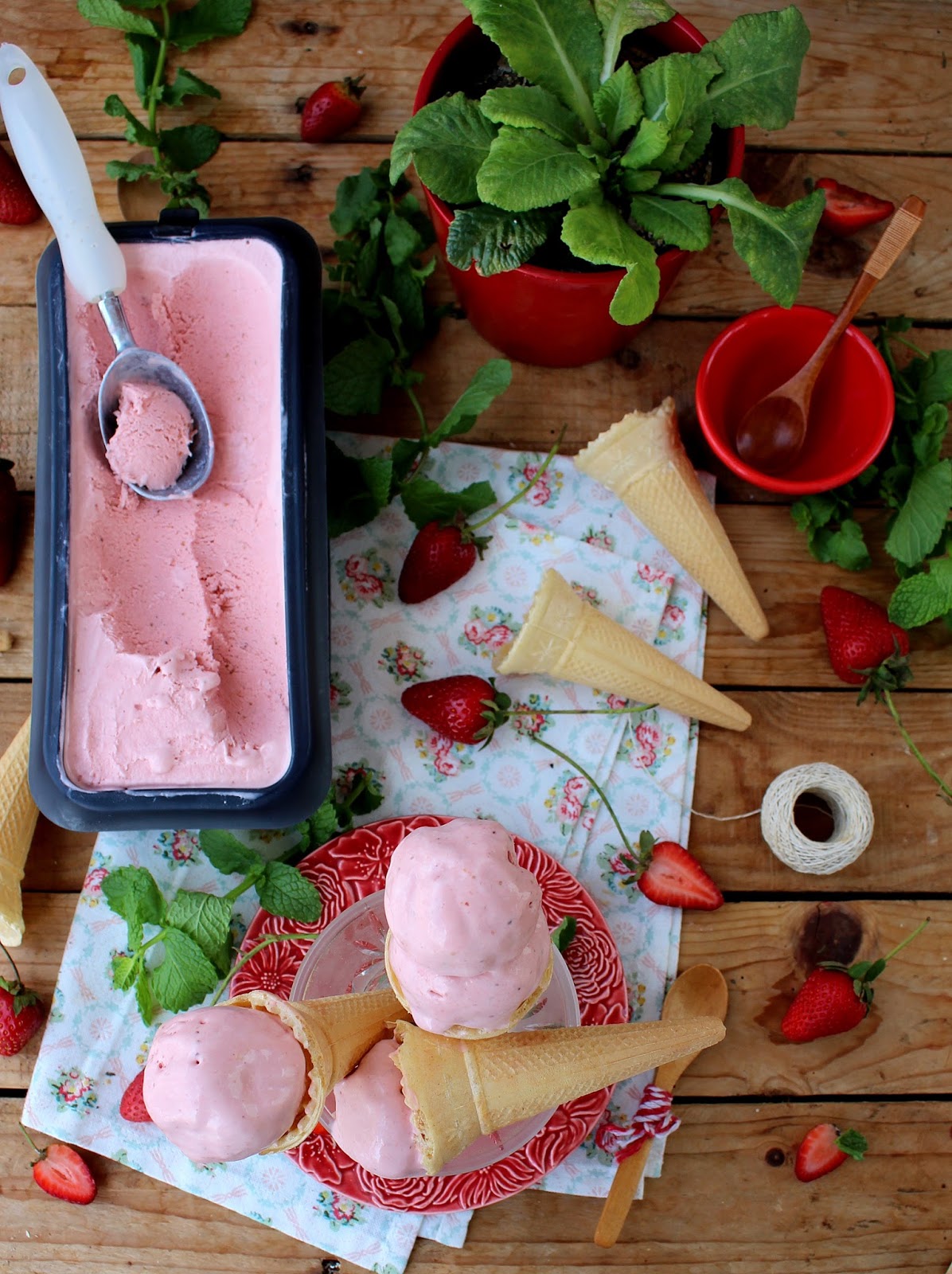 Nárwen's Cuisine - Sabores do Mundo : Gelado de Morango Cremoso