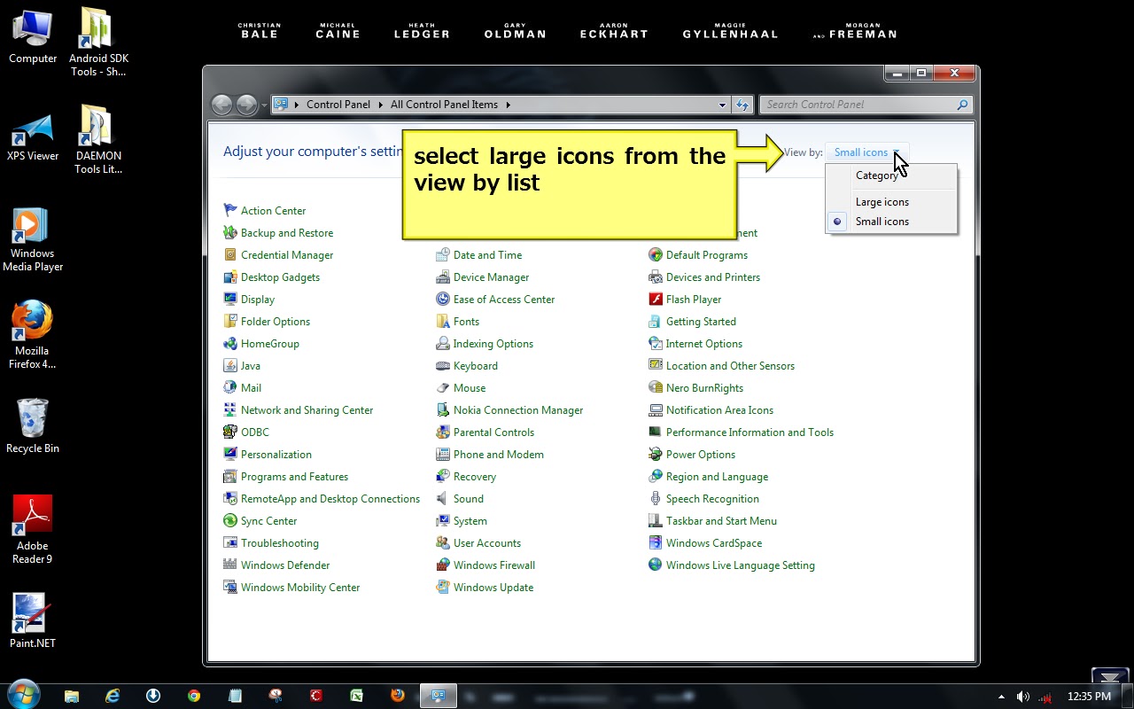 steps to change the mouse pointer | steps for daily computing