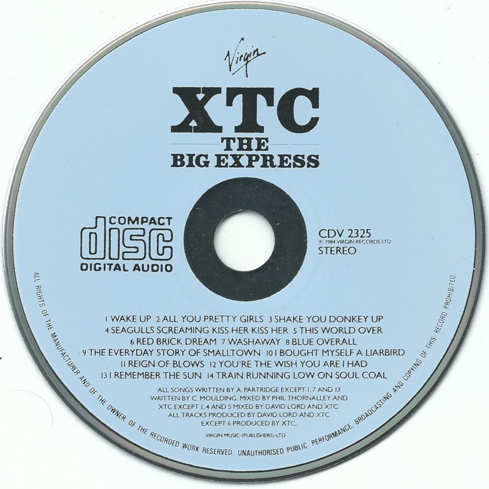 The First Pressing CD Collection: XTC - The Big Express