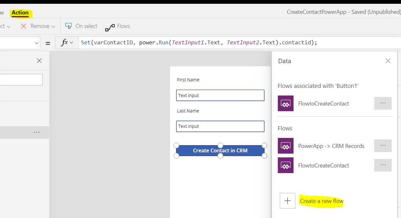 Calling Flow (Power Automate) from PowerApps - Dynamics 365 CE ...