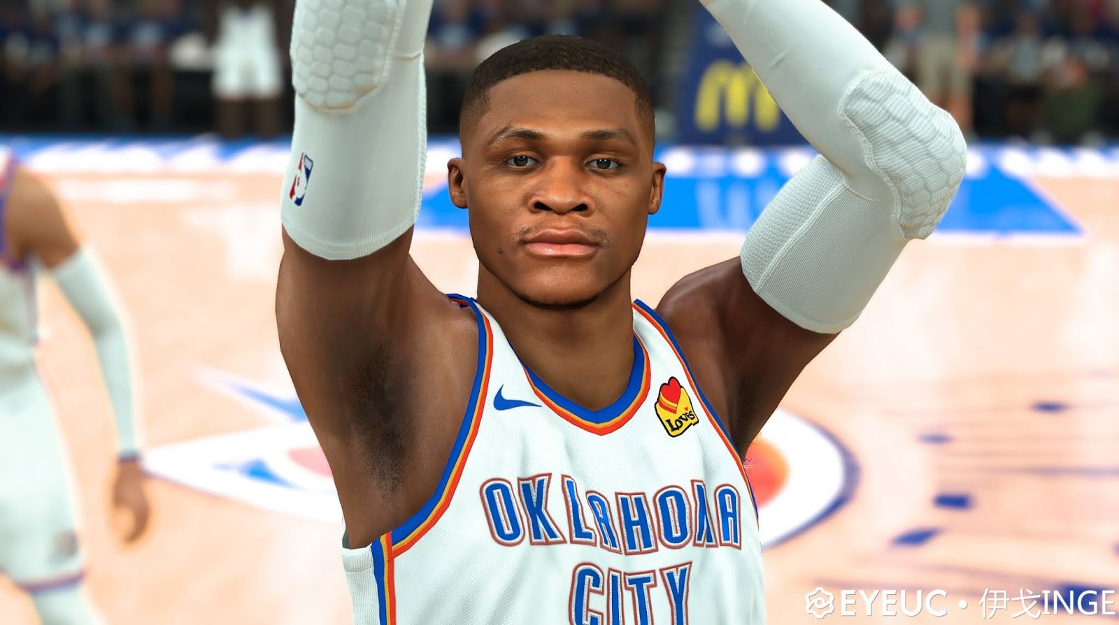 Russell Westbrook Cyberface and Body Model Thunder Version By Igo Inge ...