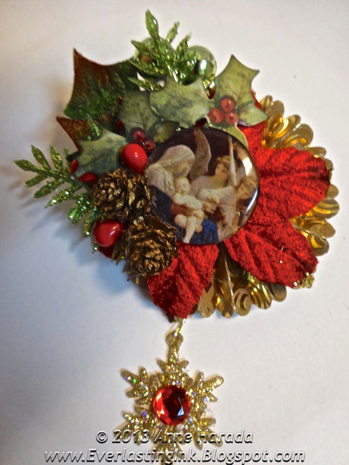 Everlasting Ink: Christmas Pins and Ornaments