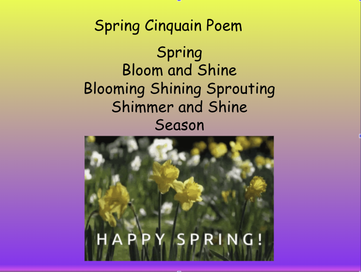 Room 10 @ Glenbrae School: Cinquain Poems