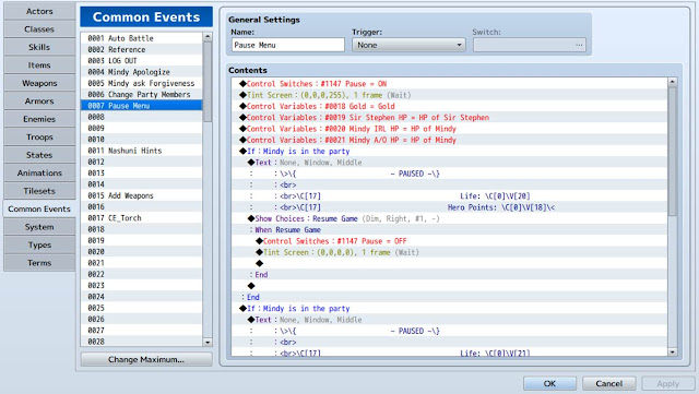 How to Make a Pause Menu when Main Menu is Disabled | RPG Maker Forums