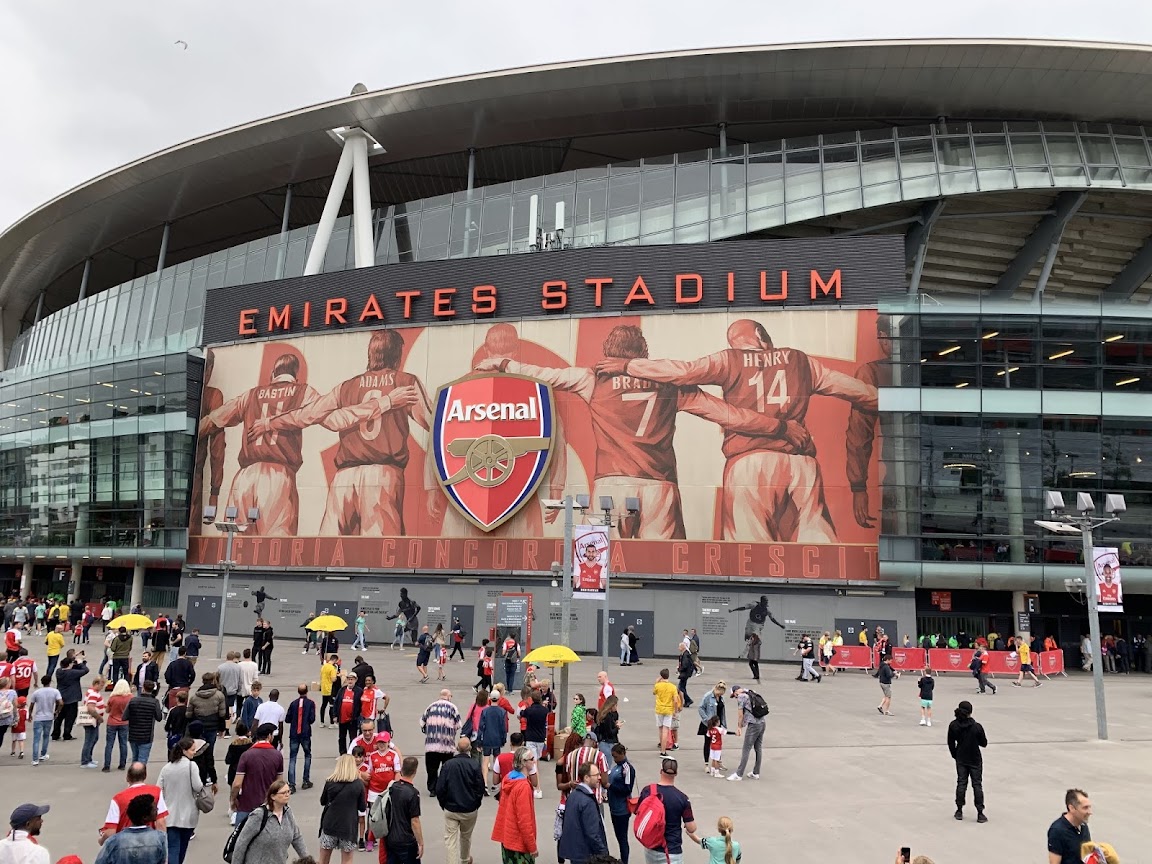 FOLLOWING THE ARSENAL IN LONDON