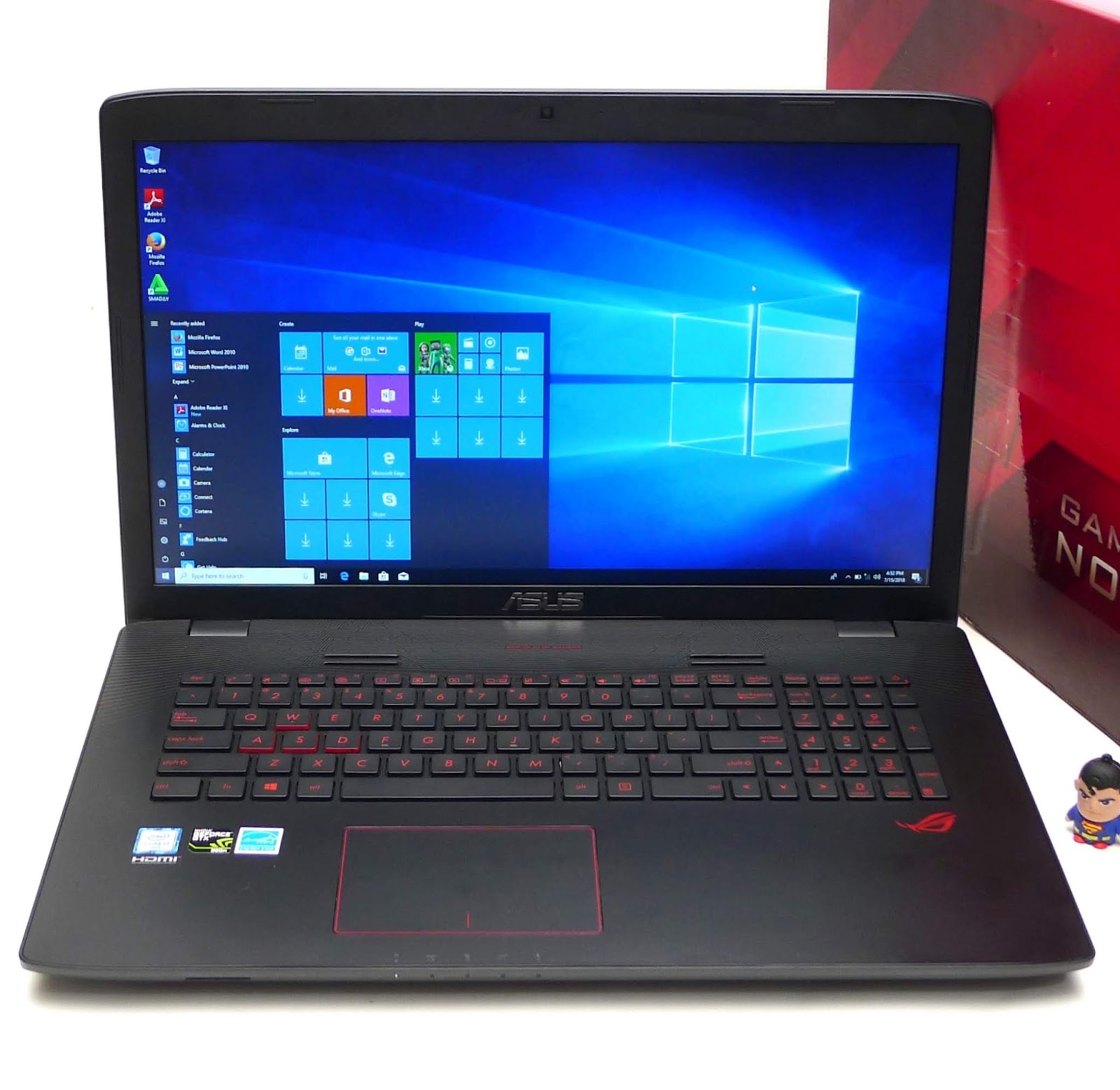 ASUS ROG GL752VW Core i7 17.3FHD Double VGA Fullset | Jual Beli Laptop ...