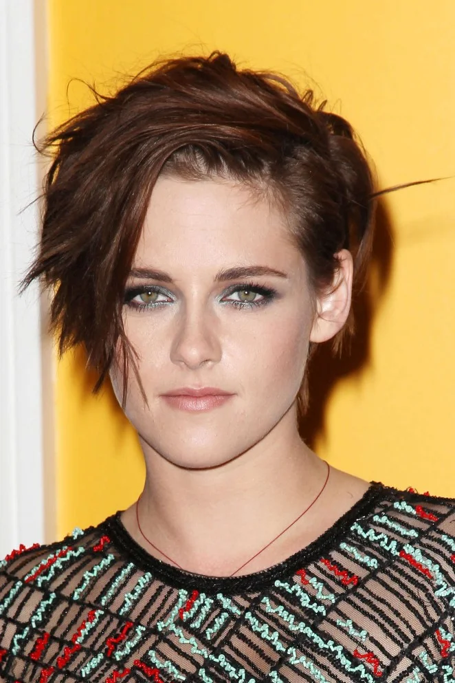 Kristen Stewart wears a J. Mendel fishnet dress to the 'Camp X-Ray' New ...
