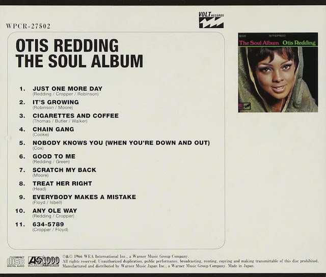 Classic Rock Covers Database: Otis Redding - The Soul Album (1966)
