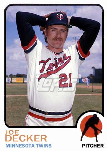 1973 Topps Baseball Card Update Series: 1973 Minnesota Twins - 81-81 ...