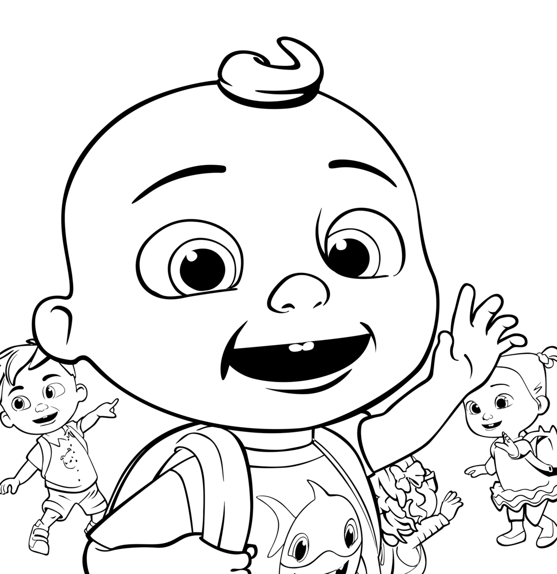 Cocomelon coloring pages
