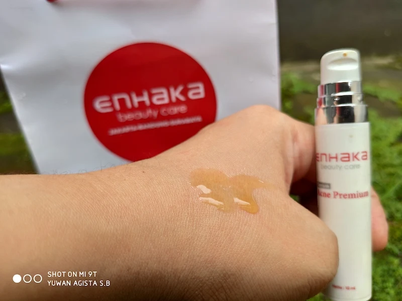 Review Enhaka Serum Acne Care Premium - Kisah Foto