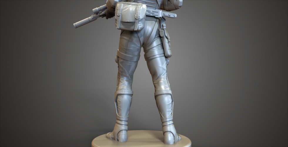 Metal Gear - Big Boss 3D Model | Static | 3D Printing Designs
