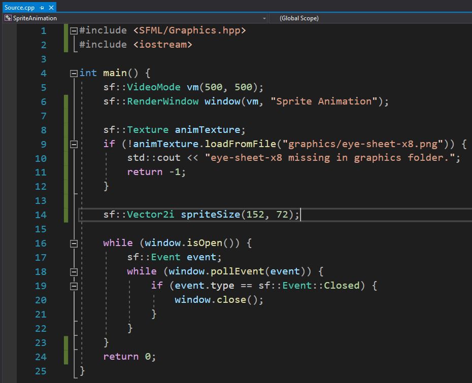 Cat's Guide to C++ | SFML | Sprite Animation | Visual Studio 2019 | Level 3