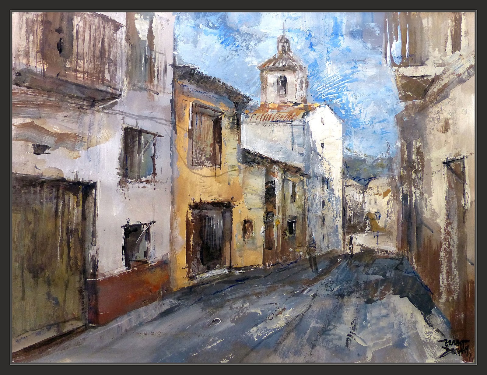 PRAT DE COMTE-PINTURA-PAISATGES-POBLES-TERRA ALTA-TARRAGONA-CATALUNYA ...