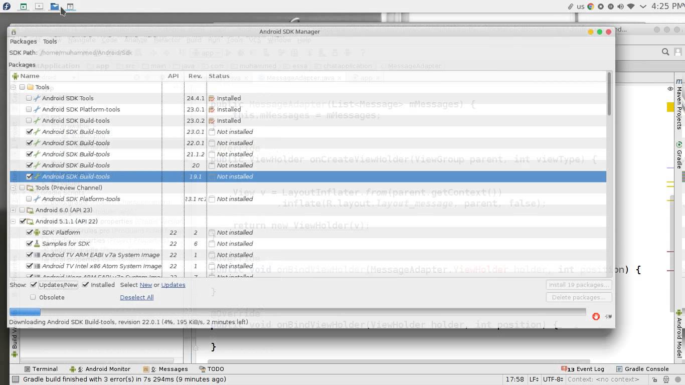 224 Android Studio Chat network JSON NodeJS JavaScript | كورسات بالعربي