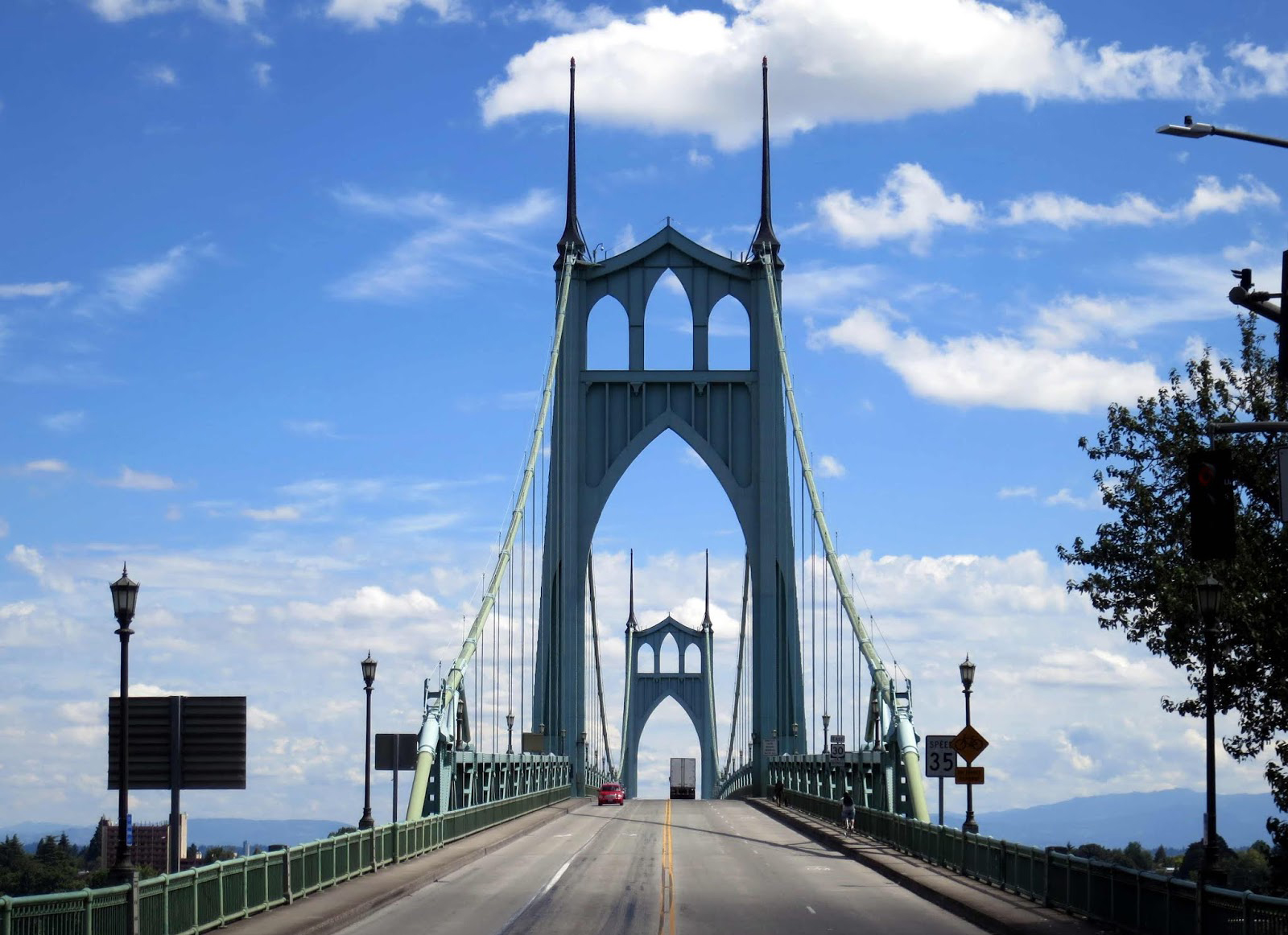 Just A Car Guy: Portland's Saint Johns Bridge, impressive looking ...
