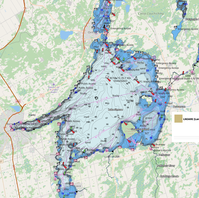 i-Boating: Lake Simcoe ENC chart