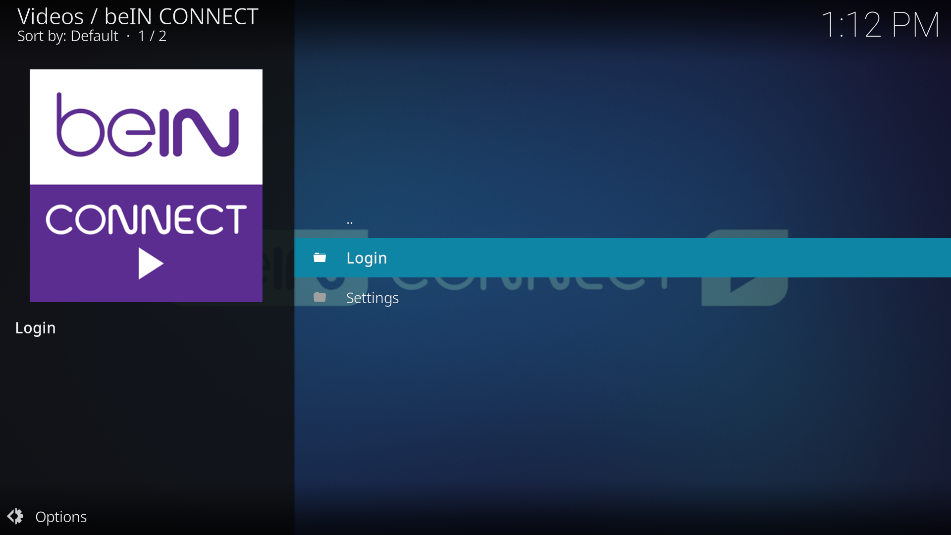 beIN CONNECT (MENA) Kodi Add-on