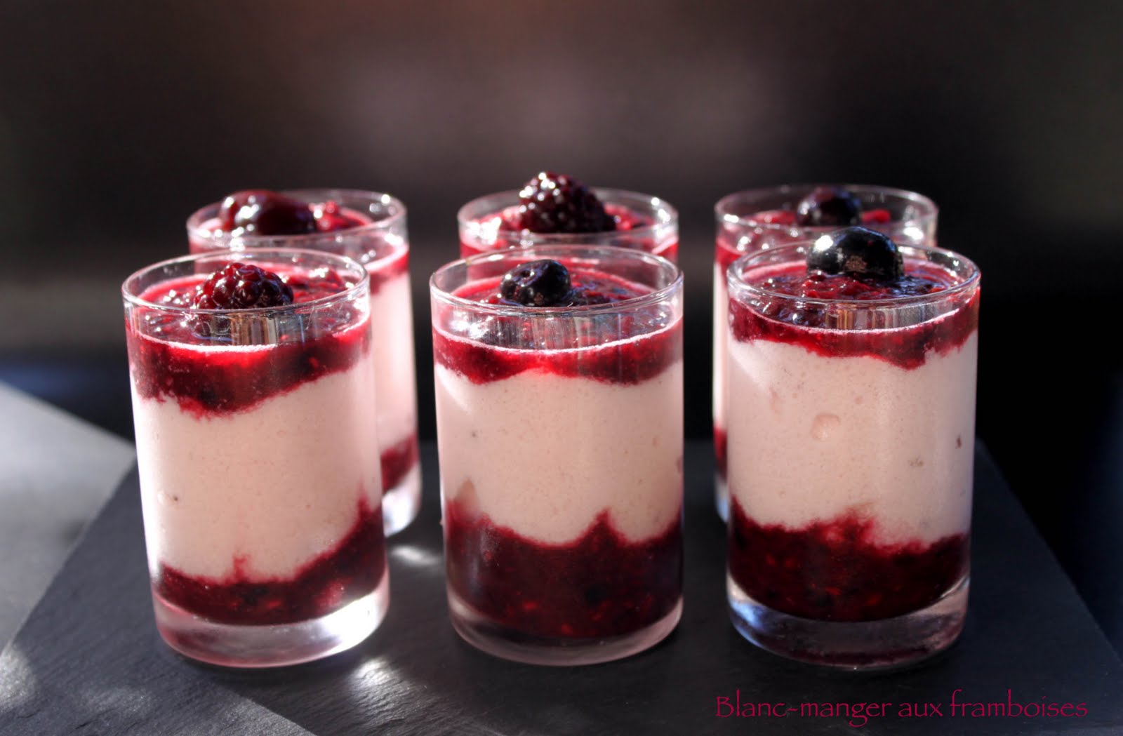 Petits repas entre amis: Blanc-manger aux fruits rouges [ Selon Cyril ...