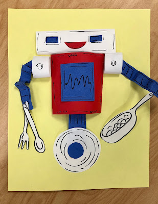 Art with Mr. Giannetto: 2nd Grade Robots