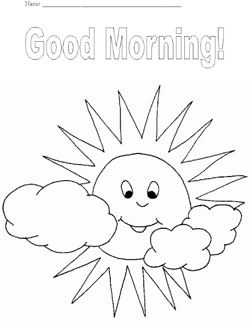 26 best ideas for coloring | Morning Coloring Pages