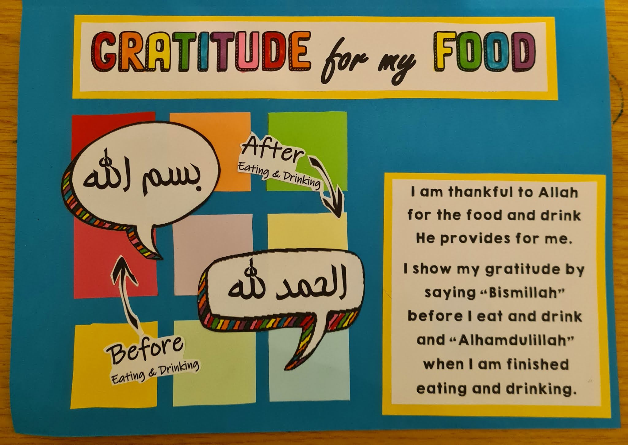 Iman's Home-School: Attitude of Gratitude - Poster Booklet