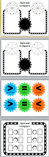 Teach Love: Spin and Compare Freebie