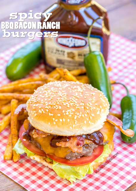 Spicy BBQ Ranch Burgers | Plain Chicken | Bloglovin’