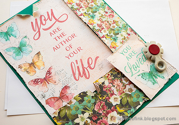 Layers of ink: Flower Layout