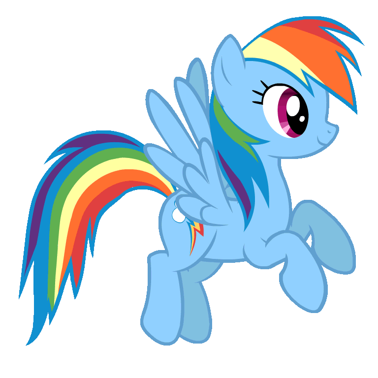 My Little Pony: GIFs animados de Rainbow Dash en My Little Pony
