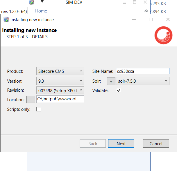 Sitecore Instance Manager Sim Support For Sitecore 93 Sxa Site Installation