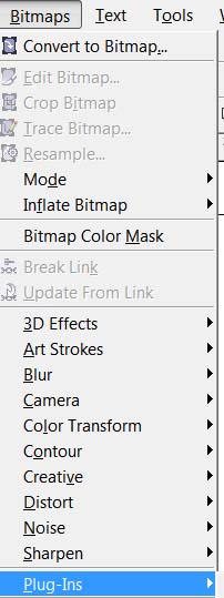 Using Bitmaps Menu in Corel Draw 12 Complete English Notes | How to Use ...
