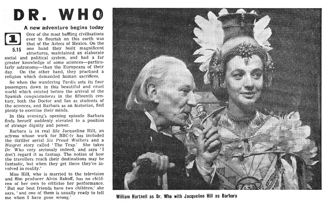 Cathode Ray Tube: CLASSIC DOCTOR WHO: The Aztecs / Special Edition DVD ...