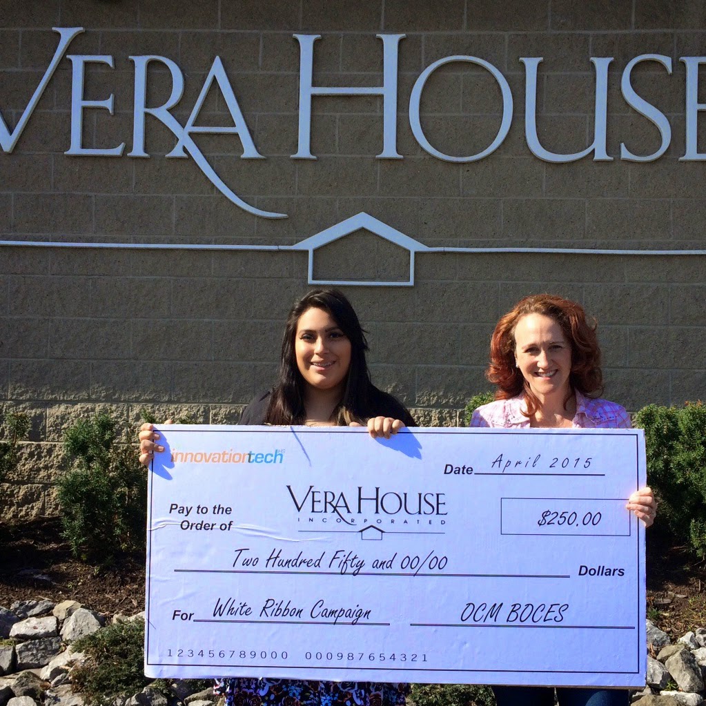 OCM BOCES News: Innovation Tech supports Vera House White Ribbon Campaign