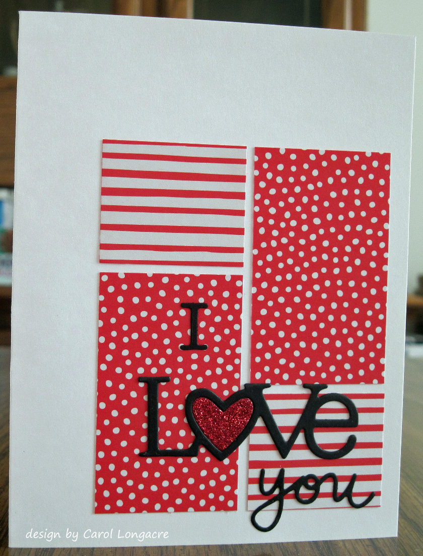 Our Little Inspirations: Quick Love Card