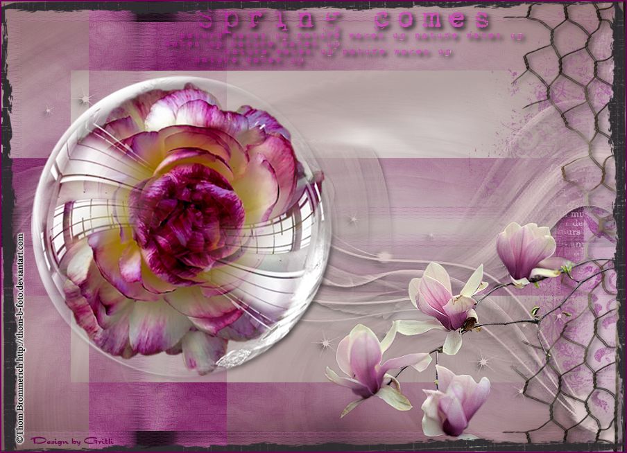 PSP Dreamcatcher: Spring - Tutorial von RoseOrange