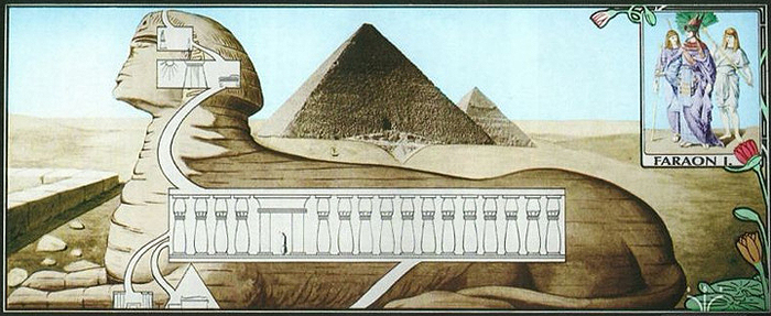 La Gran Esfinge tiene una cabeza hueca y cámaras secretas en su ...